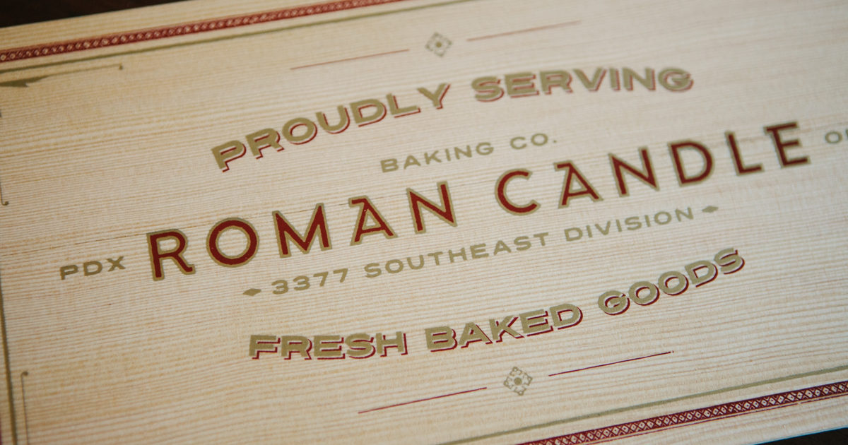 Roman Candle Baking Co. - Factory North